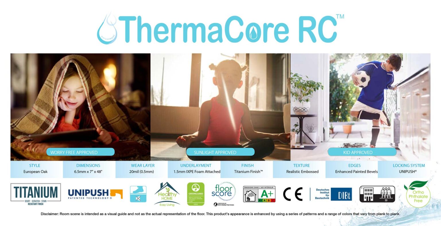 ThermaCore RC 100% Waterproof Engineered Rigid Vinyl Floors Vancouver ...